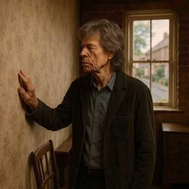At 82, Mick Jagger drove himself, unannounced, to the modest brick house in Dartford, Kent ...
